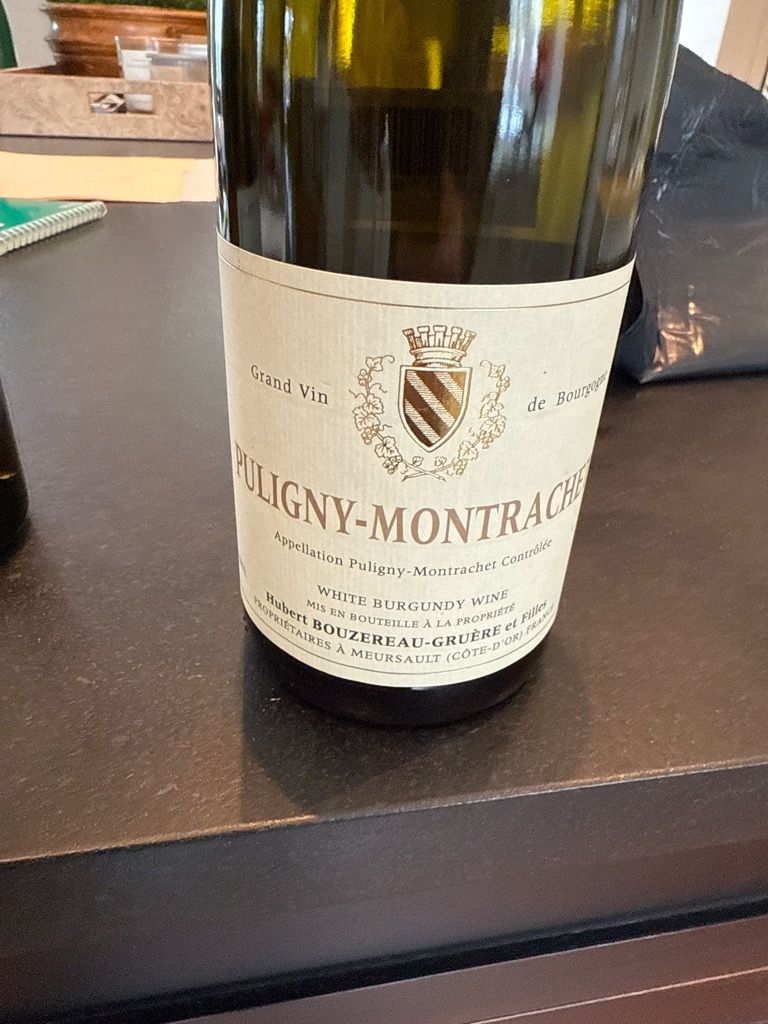 2023 Hubert Bouzereau-Gruère et Filles Puligny-Montrachet, France ...