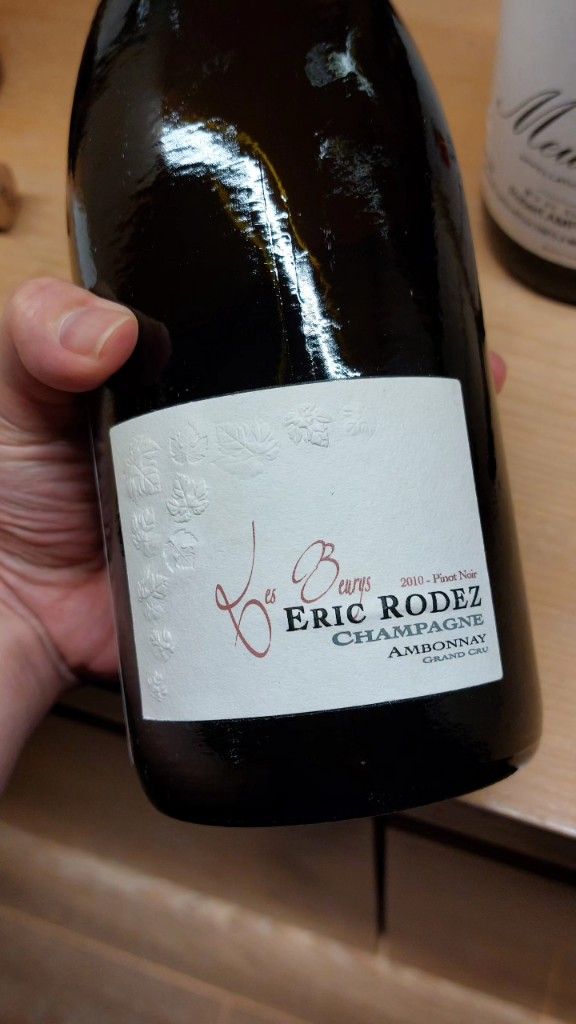 2010 Eric Rodez Champagne Grand Cru Les Beurys Brut, France, Champagne ...