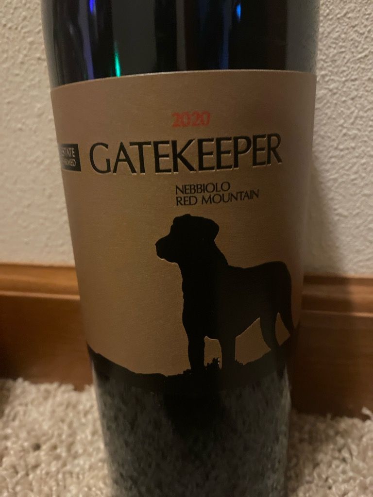 2020 Cooper Wine Company Nebbiolo Gatekeeper, USA, Washington, Columbia ...
