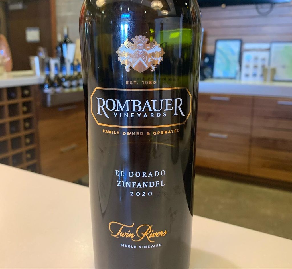 2020 Rombauer Vineyards Zinfandel Twin Rivers El Dorado, USA ...