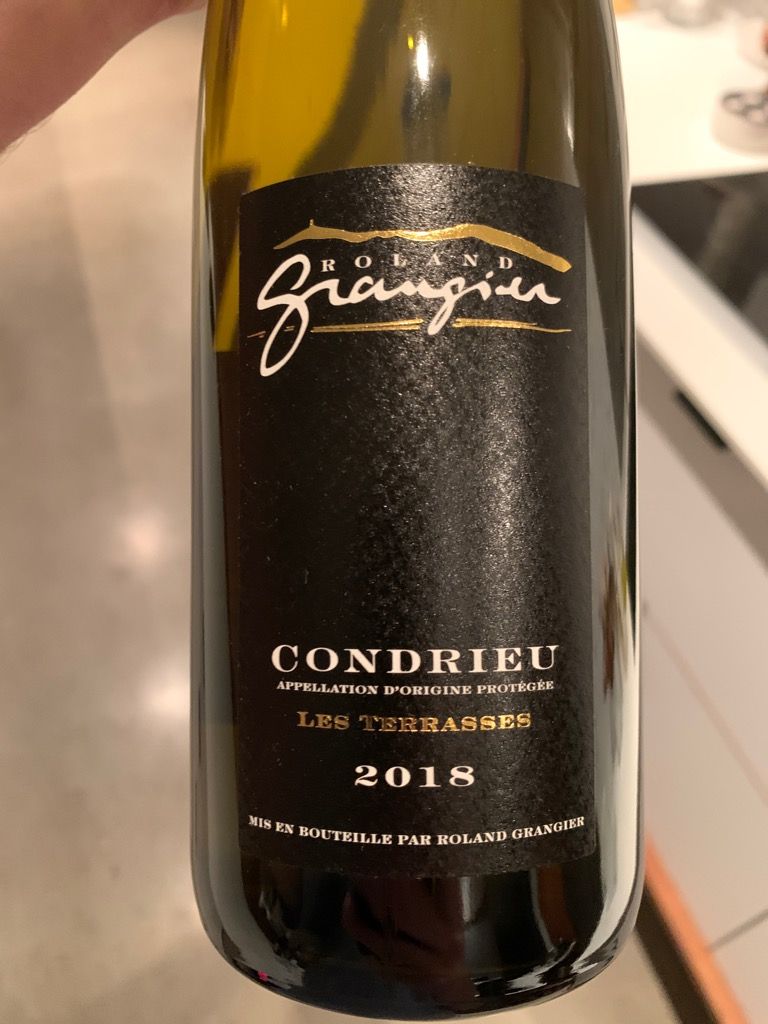 2020 Roland Grangier Condrieu Les Terrasses, France, Rhône, Northern ...