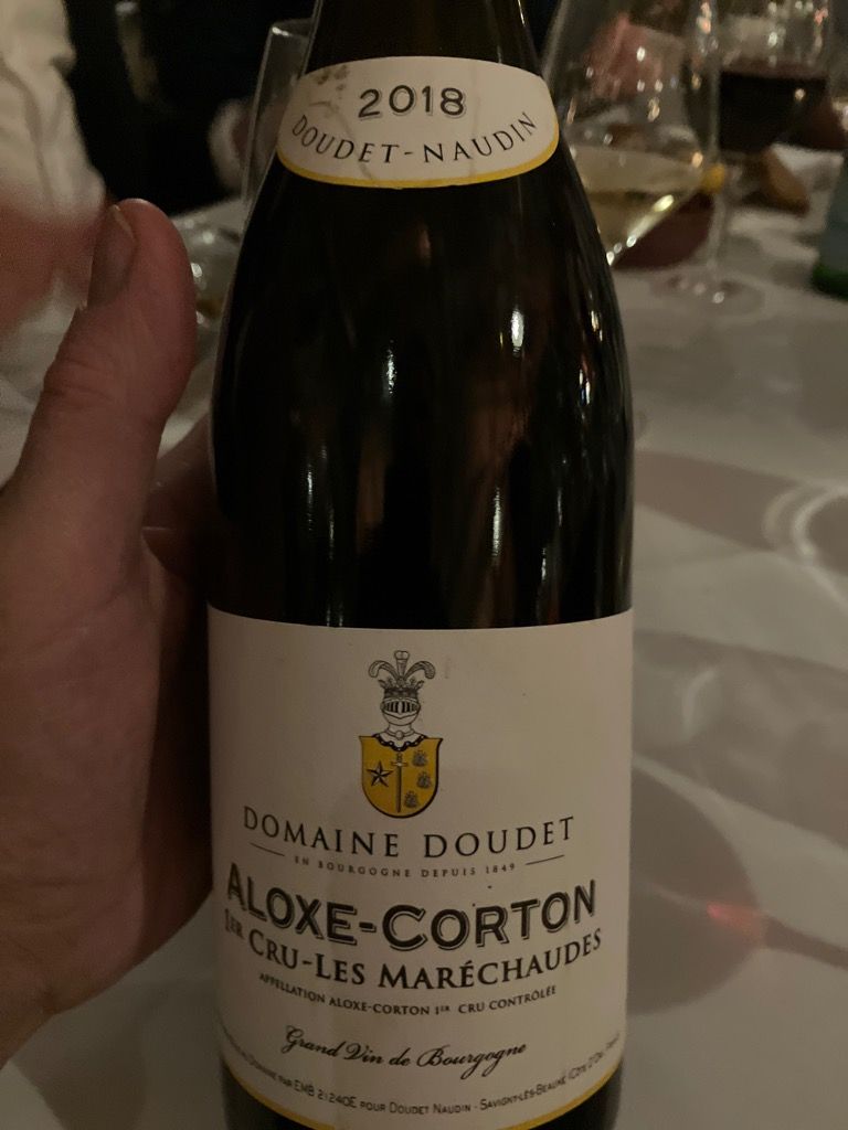 2018 Domaine Doudet Aloxe-Corton 1er Cru Les Maréchaudes, France ...
