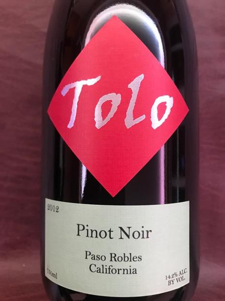 2012 Tolo Cellars Pinot Noir, USA, California, Central Coast, Paso ...