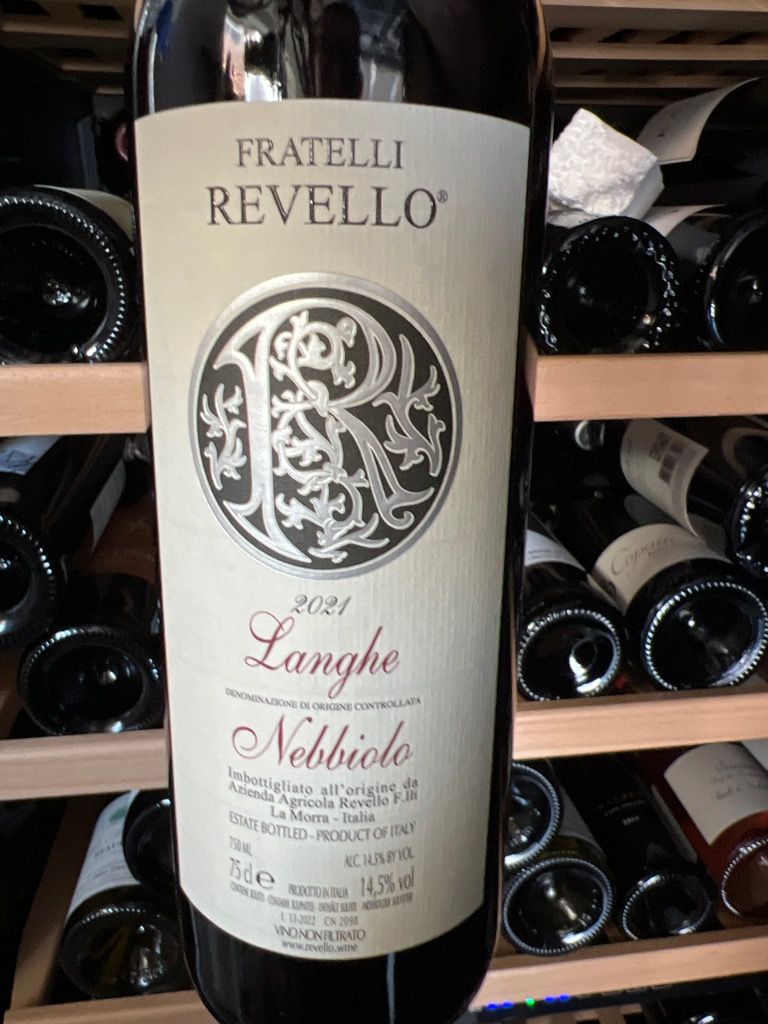 2021 Fratelli Revello Langhe Nebbiolo, Italy, Piedmont, Langhe, Langhe ...
