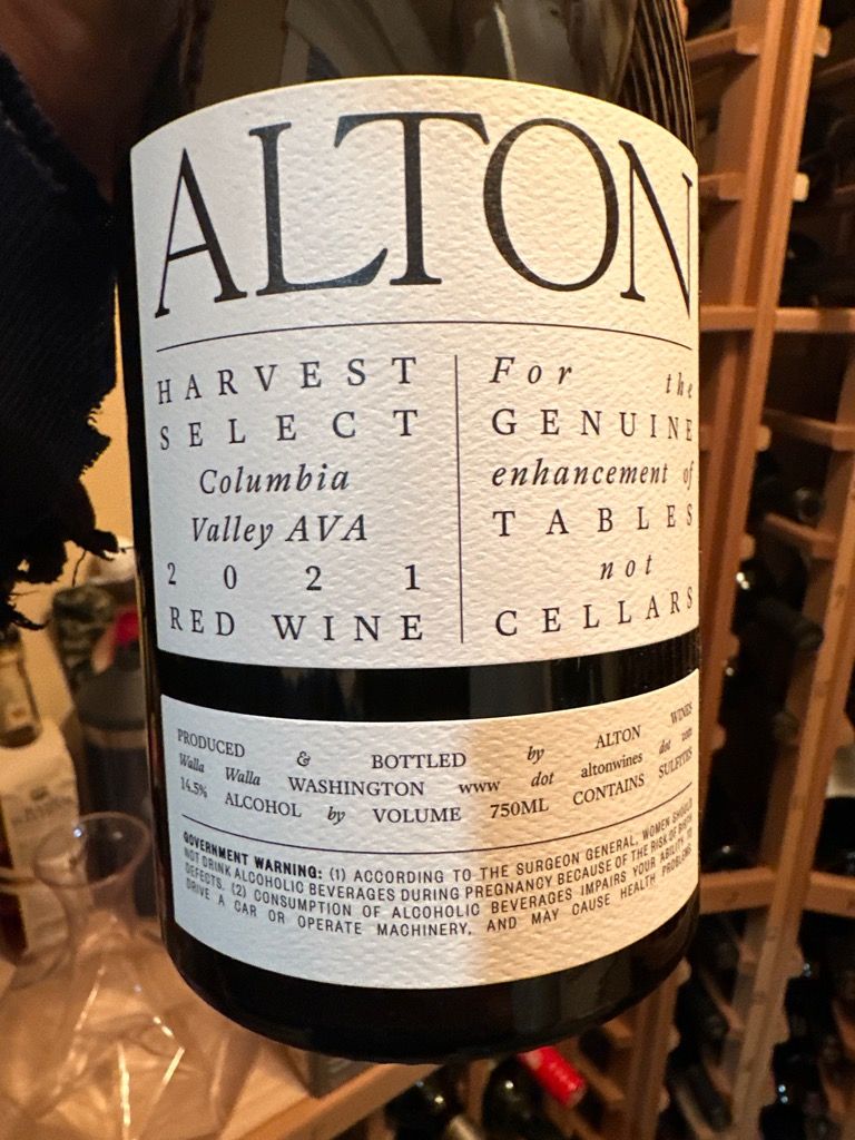 2021 Alton Wines GSM, USA, Washington, Columbia Valley, Walla Walla ...