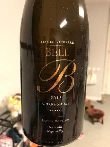 2015 Bell Wine Cellars Chardonnay, USA, California, Napa Valley ...