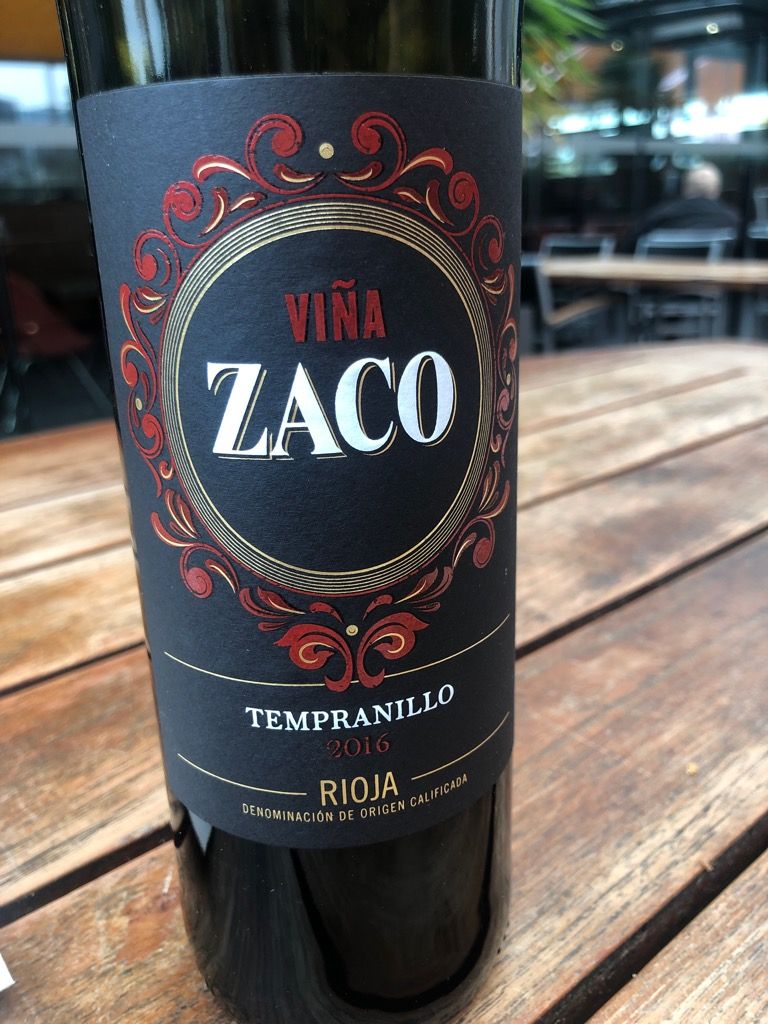 2016 Bodegas Bilbainas Tempranillo Rioja Viña Zaco, Spain, La Rioja ...