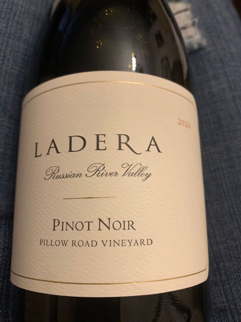 2020 Ladera Pinot Noir Pillow Road Vineyard, USA, California, Sonoma ...