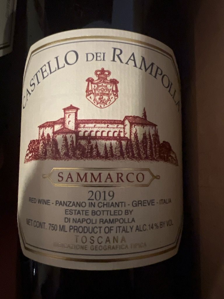 2019 Castello dei Rampolla Sammarco Toscana IGT, Italy, Tuscany ...