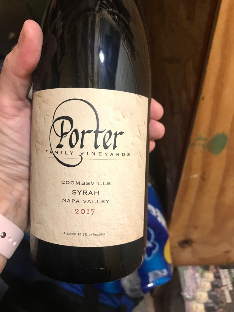2017 Porter Family Vineyards Cabernet Sauvignon Estate, USA, California ...