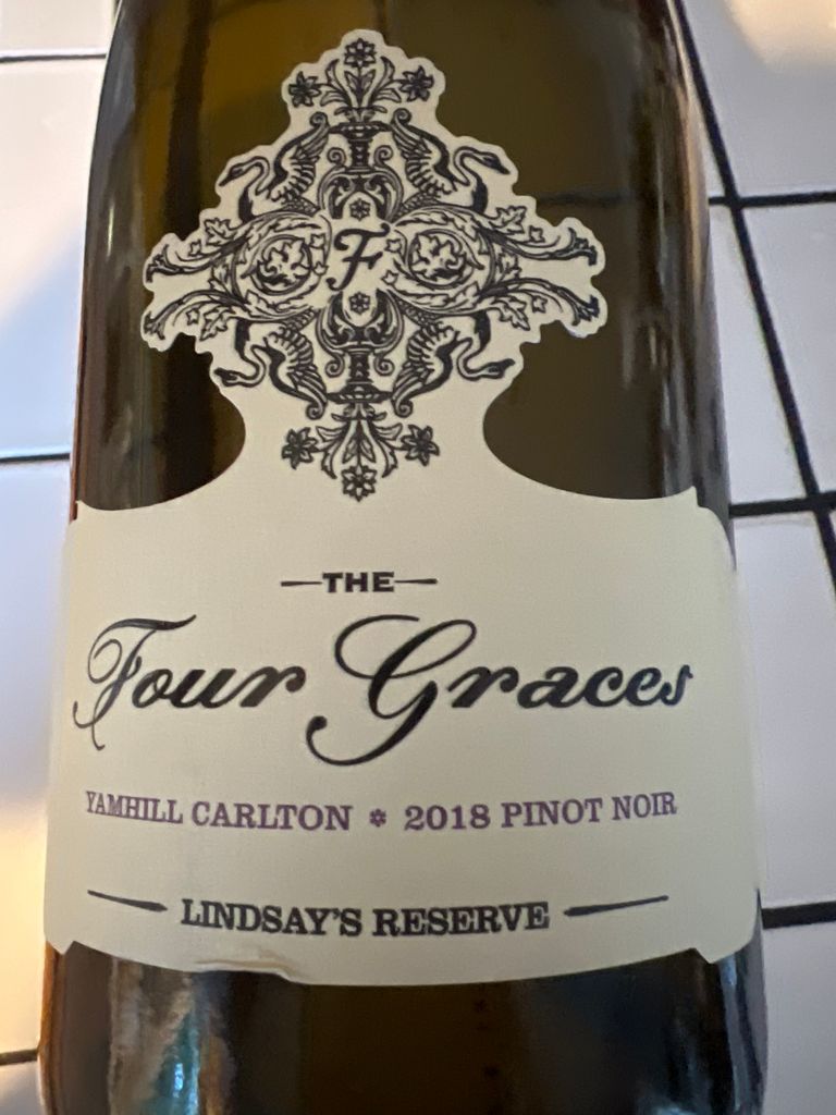 2018 The Four Graces Pinot Noir Lindsay's Reserve, USA, Oregon ...
