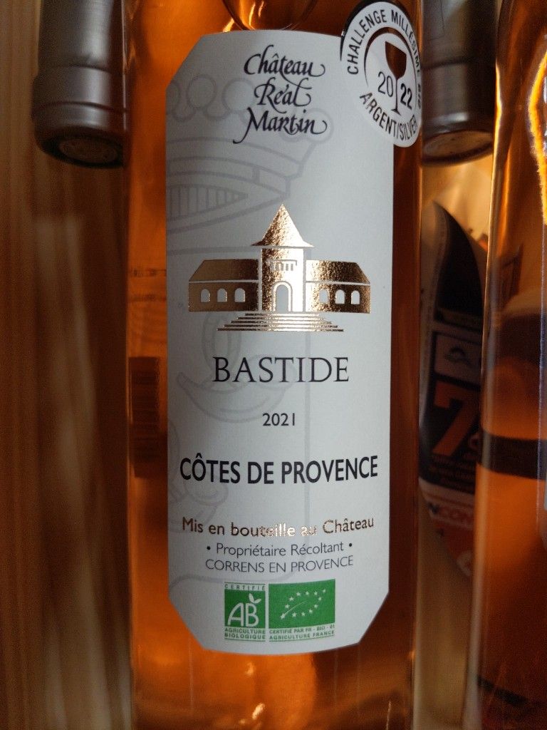 2021 Château Réal Martin Côtes de Provence Rosé, France, Provence ...