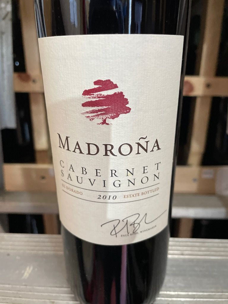 2020 Madroña Cabernet Sauvignon Estate Bottled Signature, USA ...