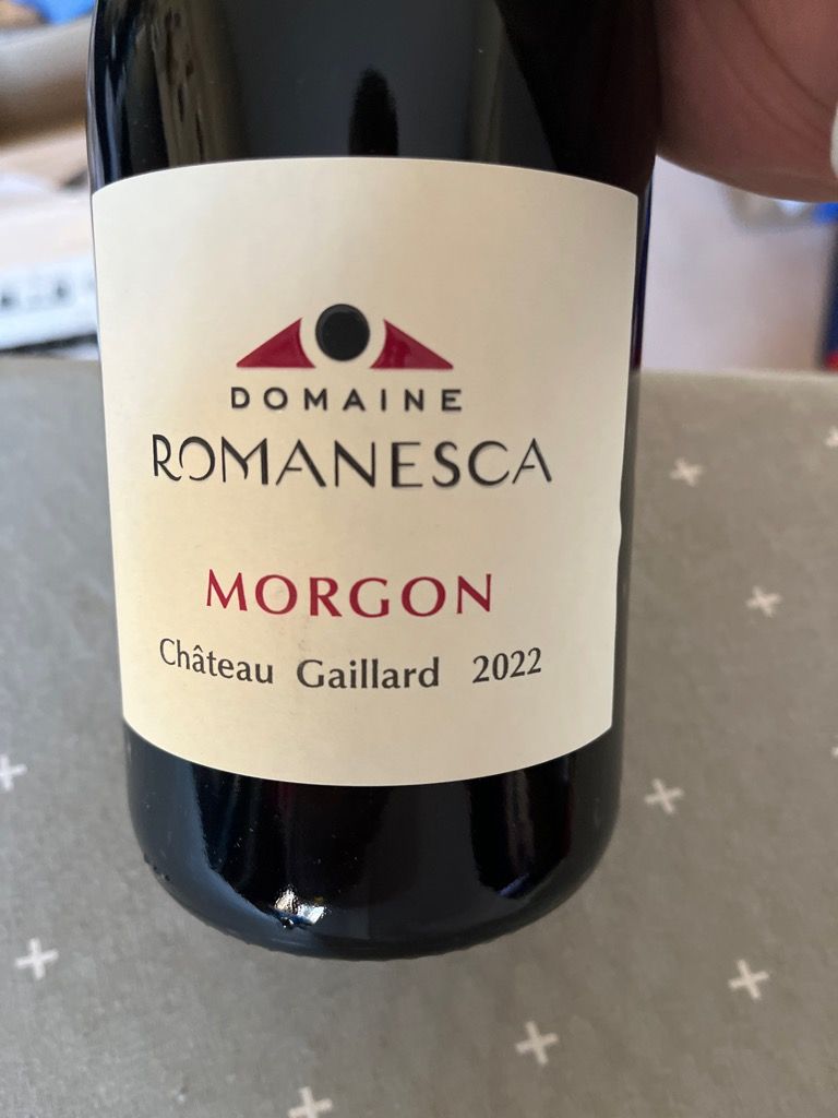2023 Domaine Romanesca Morgon Chateau Gaillard, France, Burgundy ...