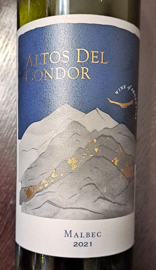 2021 Grupo Penaflor Red Wine Altos Del Condor, Argentina, Mendoza ...