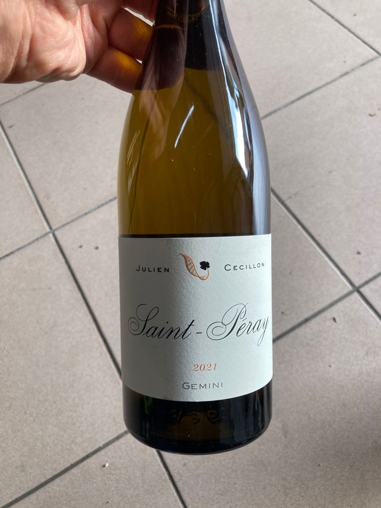 2020 Julien Cecillon St. Péray Gemini, France, Rhône, Northern Rhône, St. Péray - CellarTracker