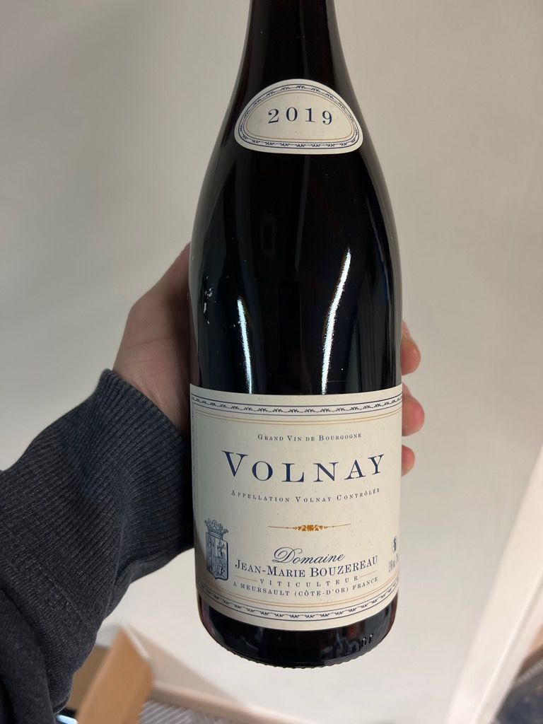 2022 Vincent Bouzereau Volnay, France, Burgundy, Côte de Beaune, Volnay ...