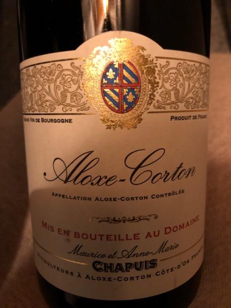 2019 Domaine Maurice et Anne-Marie Chapuis Aloxe-Corton, France ...