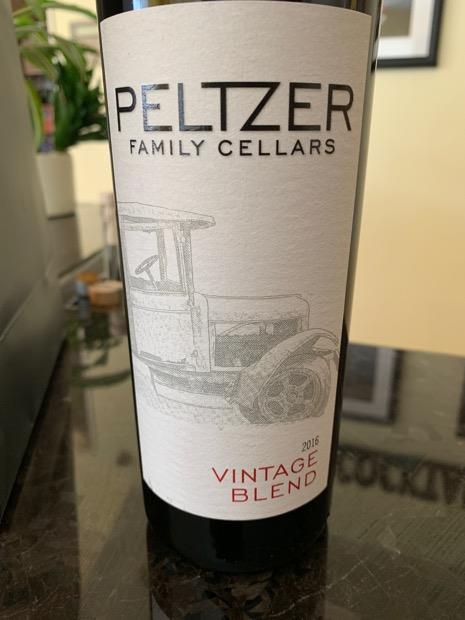 2016 Peltzer Family Cellars Vintage Blend, USA, California, South Coast ...
