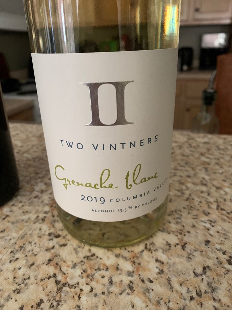 2019 Two Vintners Grenache Blanc, USA, Washington, Columbia Valley ...