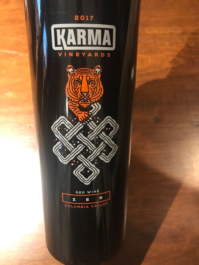 2017 Karma Vineyards Zen, USA, Washington, Columbia Valley - CellarTracker