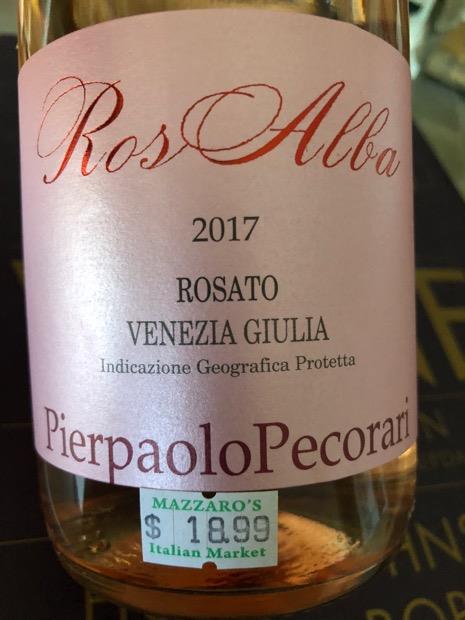 2018 Pierpaolo Pecorari Ros Alba Rosato, Italy, Friuli-Venezia Giulia ...