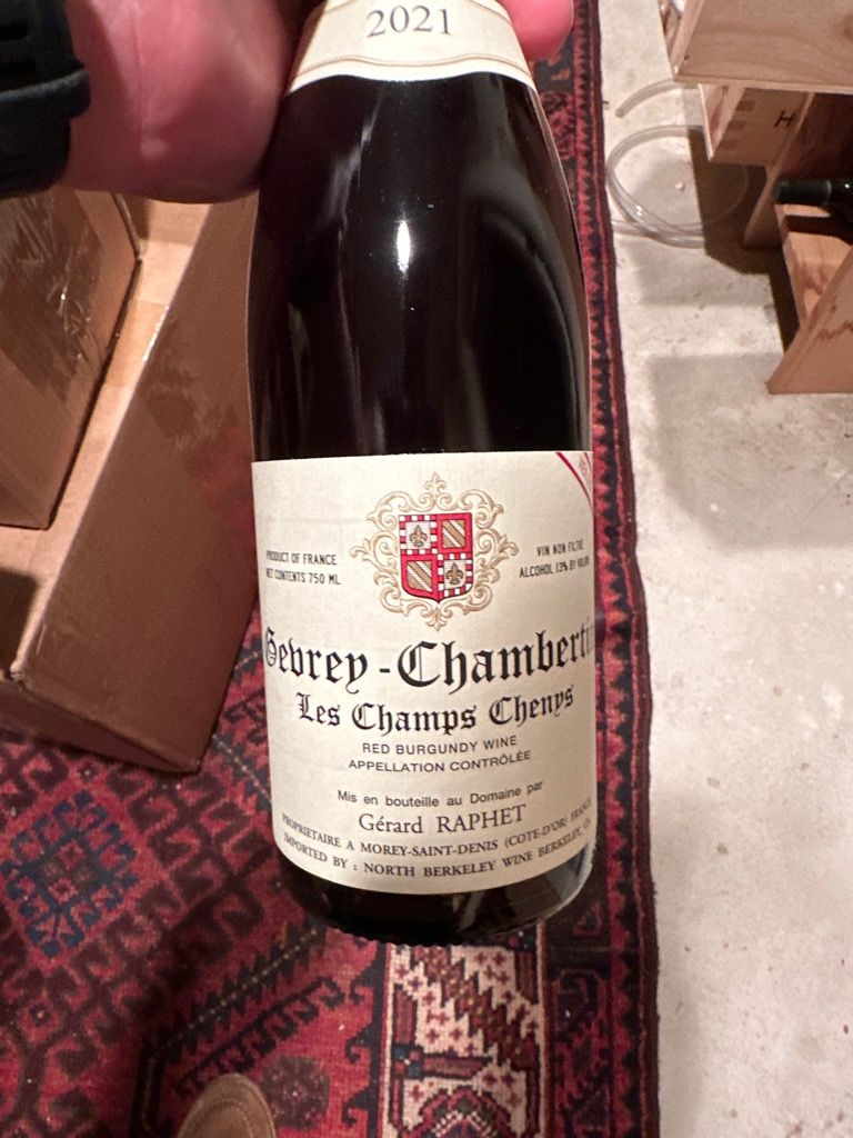 2022 Gérard Raphet Gevrey-Chambertin Les Champs-Chenys, France ...