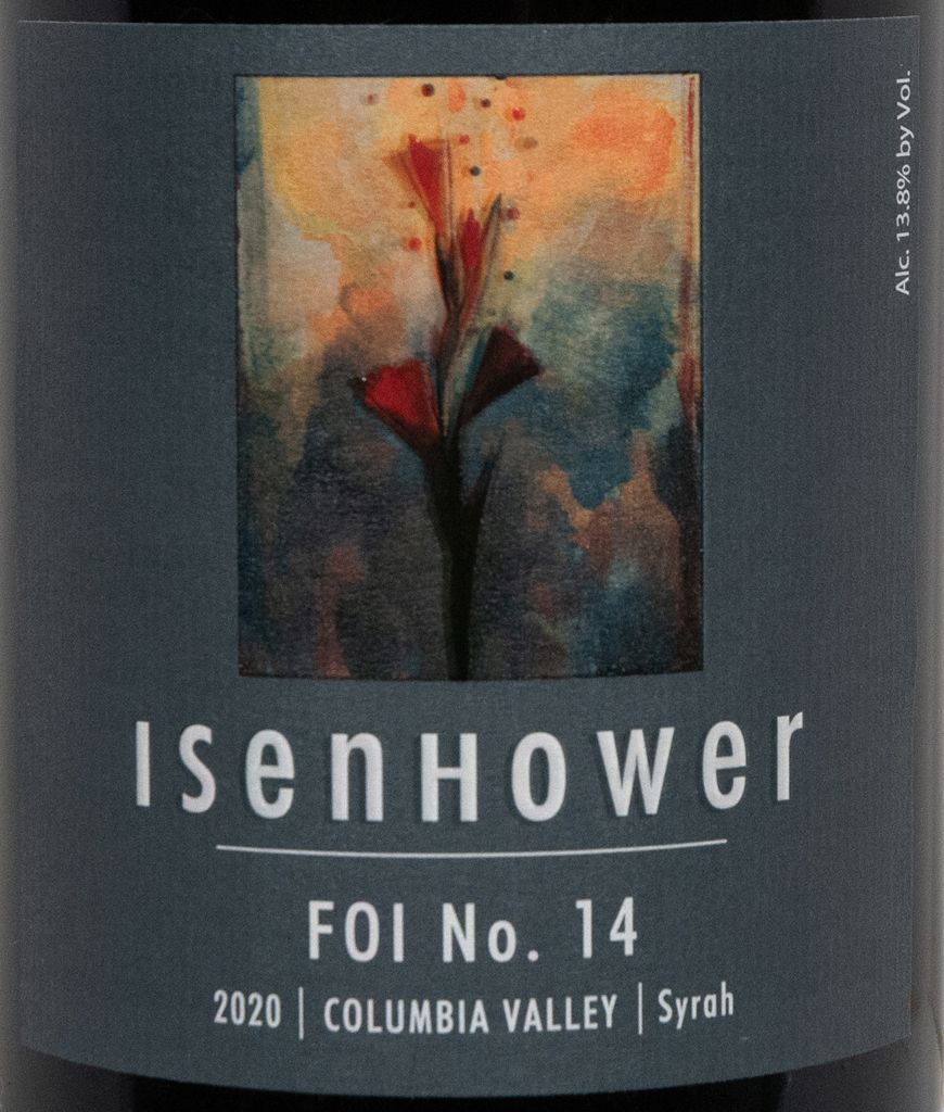2020 Isenhower Cellars Syrah FOI No. 14, USA, Washington, Columbia ...