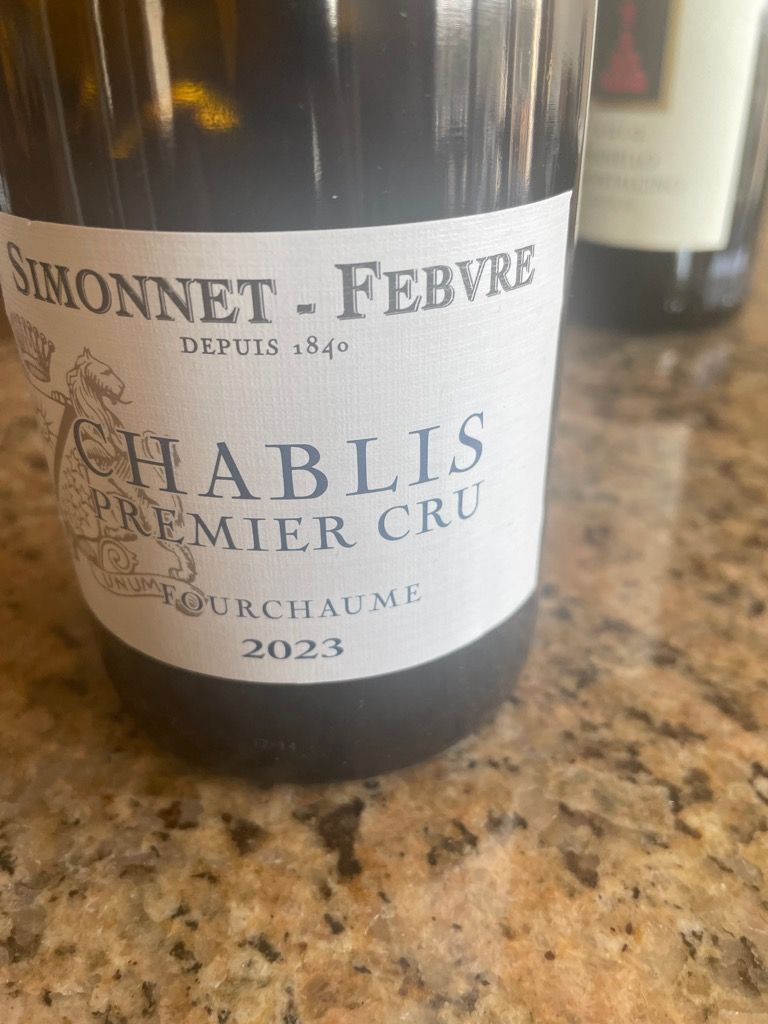 2023 Simonnet-Febvre Chablis 1er Cru Fourchaume, France, Burgundy ...
