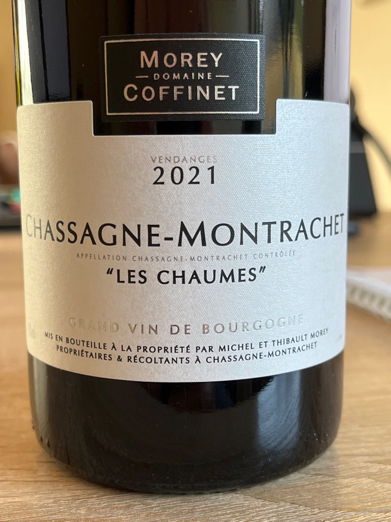 2023 Domaine Morey-Coffinet Chassagne-Montrachet Les Chaumes Rouge ...