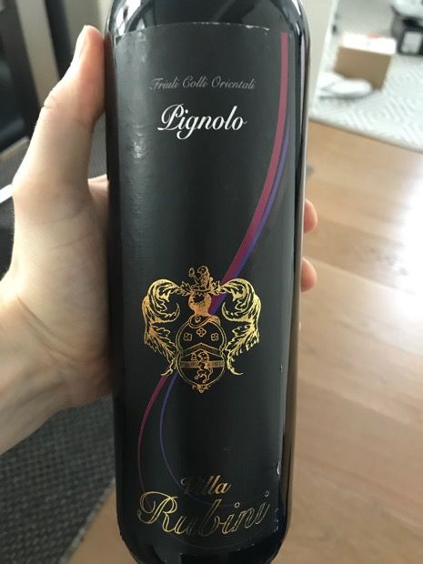 2012 Villa Rubini Friuli Colli Orientali Pignolo, Italy, Friuli-Venezia ...