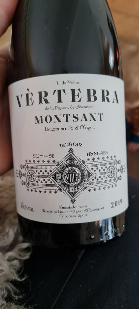 2021 Terroir Sense Fronteres Montsant Vèrtebra de la Figuera, Spain ...