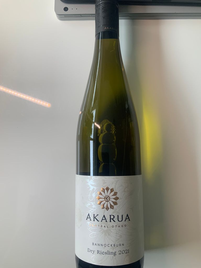 2021 Akarua Dry Riesling, New Zealand, South Island, Otago, Bannockburn ...