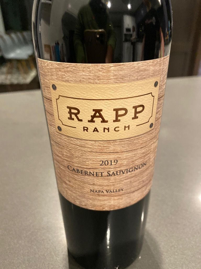 2019 Rapp Ranch Cabernet Sauvignon, USA, California, Napa Valley ...