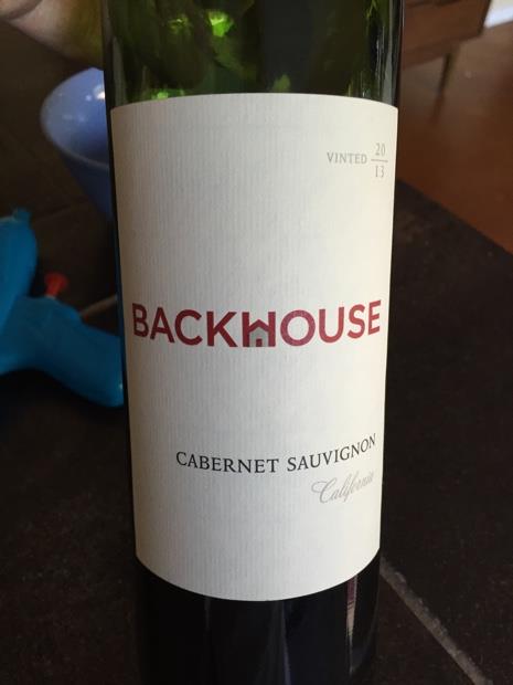 2013 Backhouse Cabernet Sauvignon, USA, California - CellarTracker