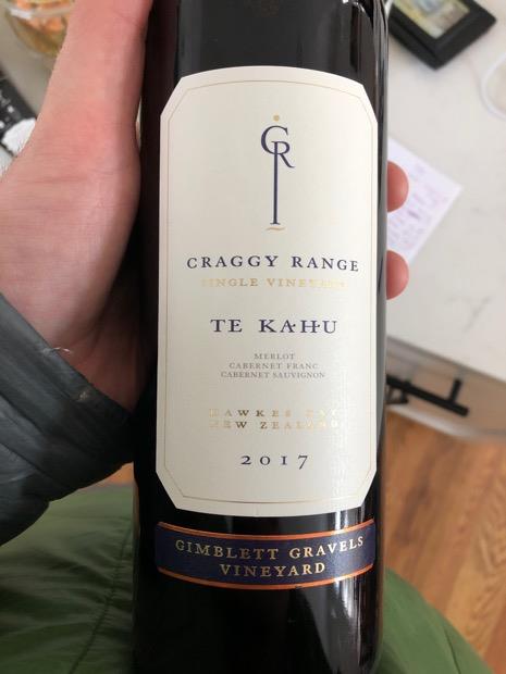 2017 Craggy Range Te Kahu Gimblett Gravels Vineyard, New Zealand, North ...