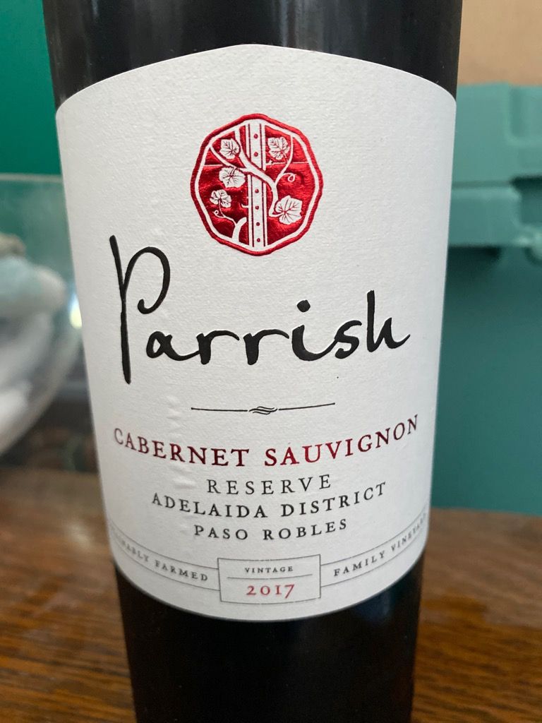 2017 Parrish Family Vineyard Cabernet Sauvignon Reserve, USA ...