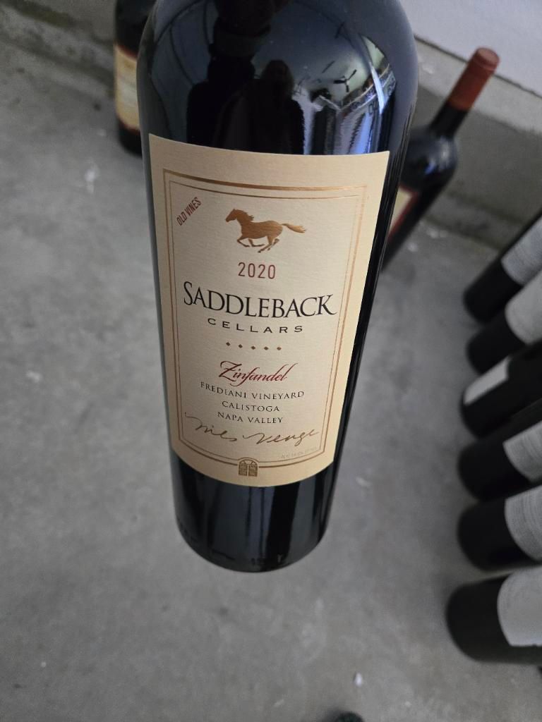 2020 Saddleback Cellars Zinfandel, USA, California, Napa Valley - CellarTracker