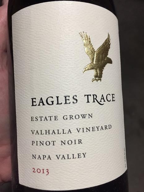 2013 Eagles Trace Pinot Noir Valhalla Vineyard, USA, California, Napa ...
