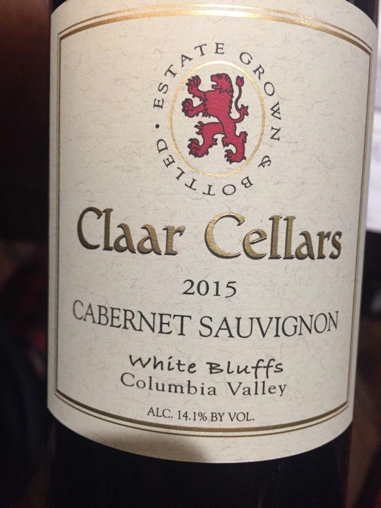 2008 Claar Cellars Cabernet Sauvignon White Bluffs, USA, Washington ...