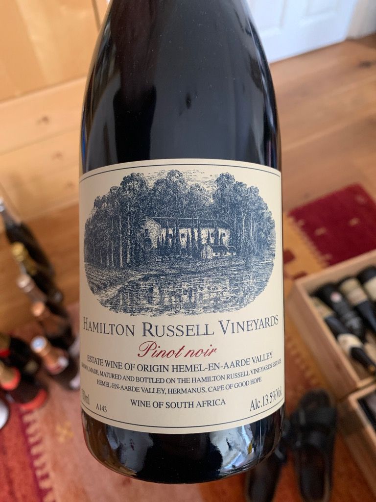 2014 Hamilton Russell Vineyards Pinot Noir, South Africa, Cape South ...