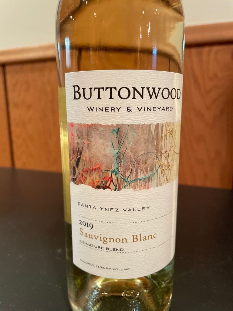 2019 Buttonwood Sauvignon Blanc, USA, California, Central Coast, Santa ...