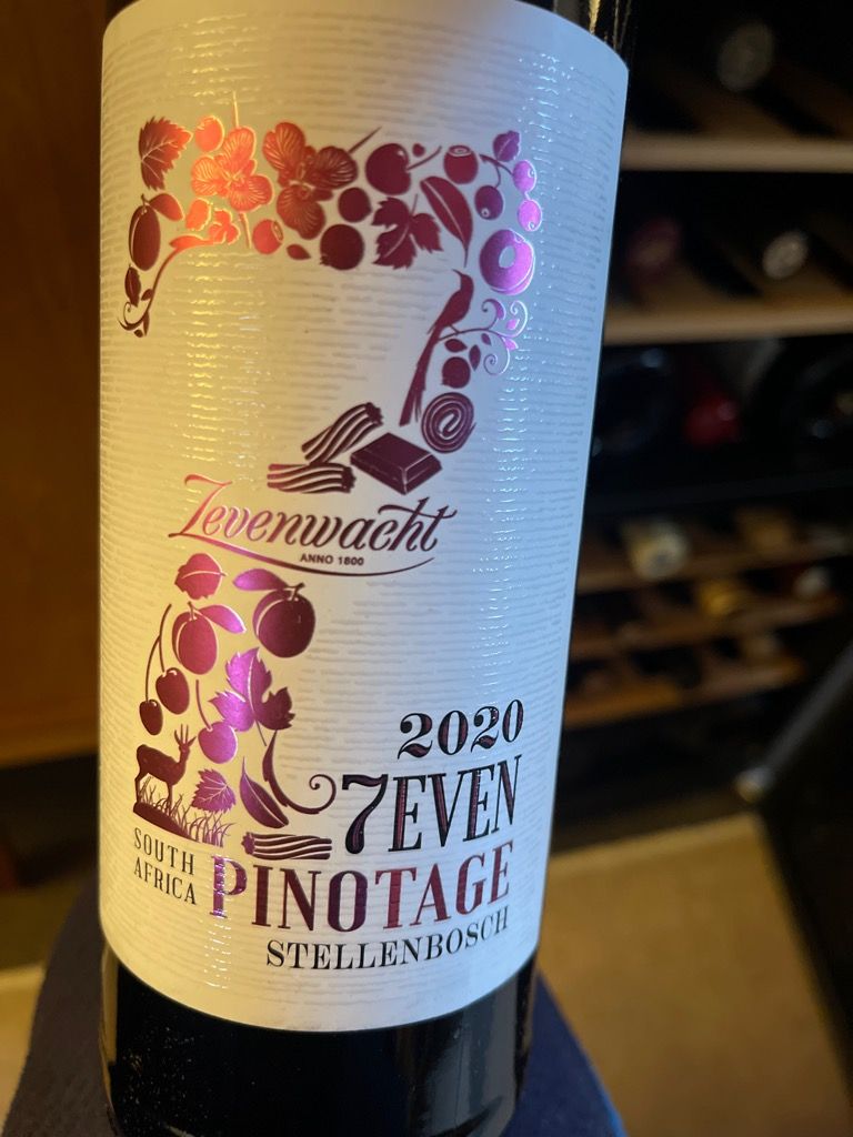 2017 Zevenwacht Pinotage 7even, South Africa, Coastal Region ...