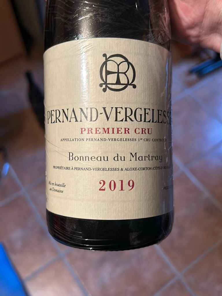 2019 Bonneau du Martray Pernand-Vergelesses 1er Cru, France, Burgundy ...