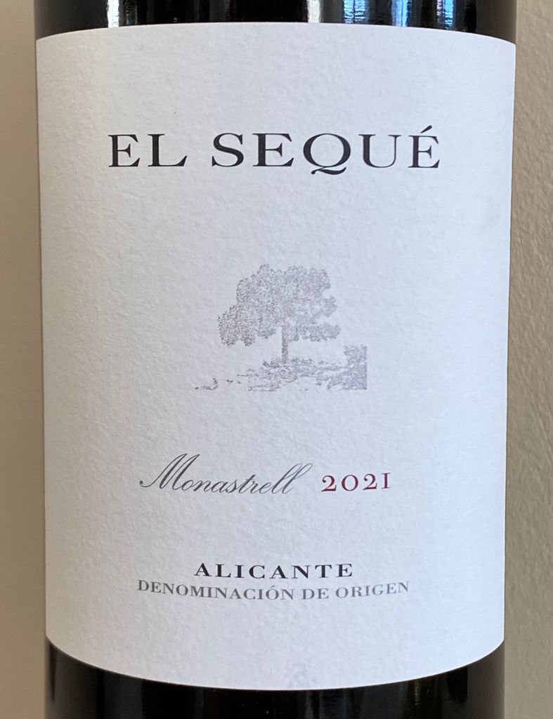 2021 El Sequé Monastrell Alicante, Spain, Valencia, Alicante ...