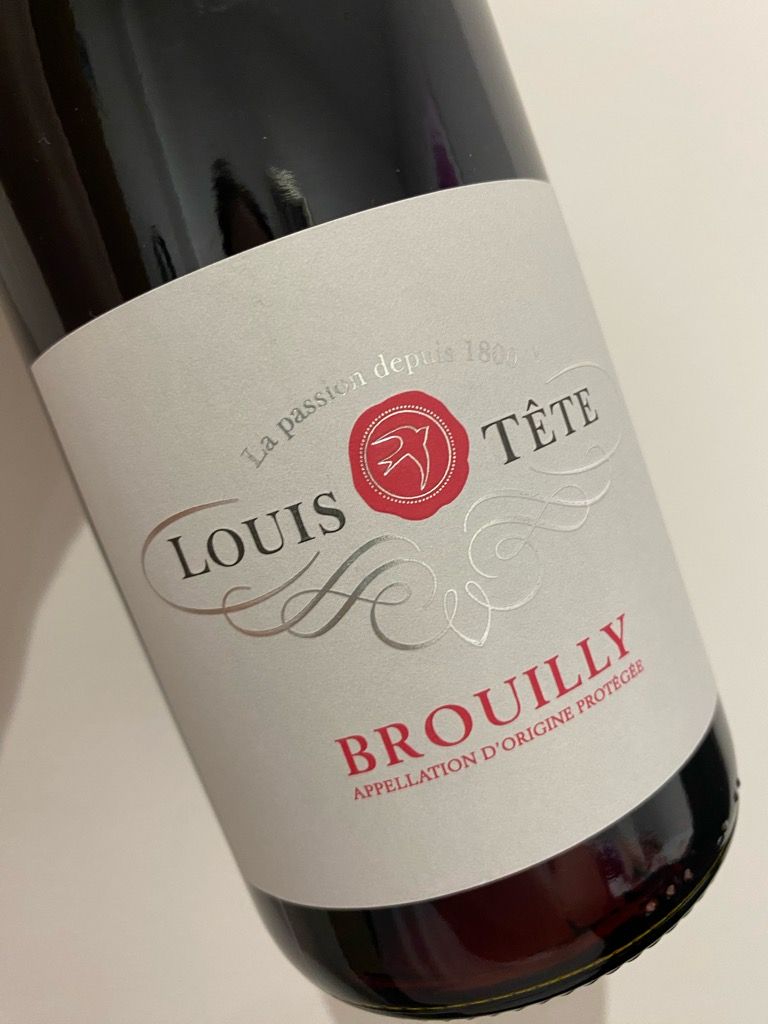 2021 Louis Tête Brouilly, France, Burgundy, Beaujolais, Brouilly ...