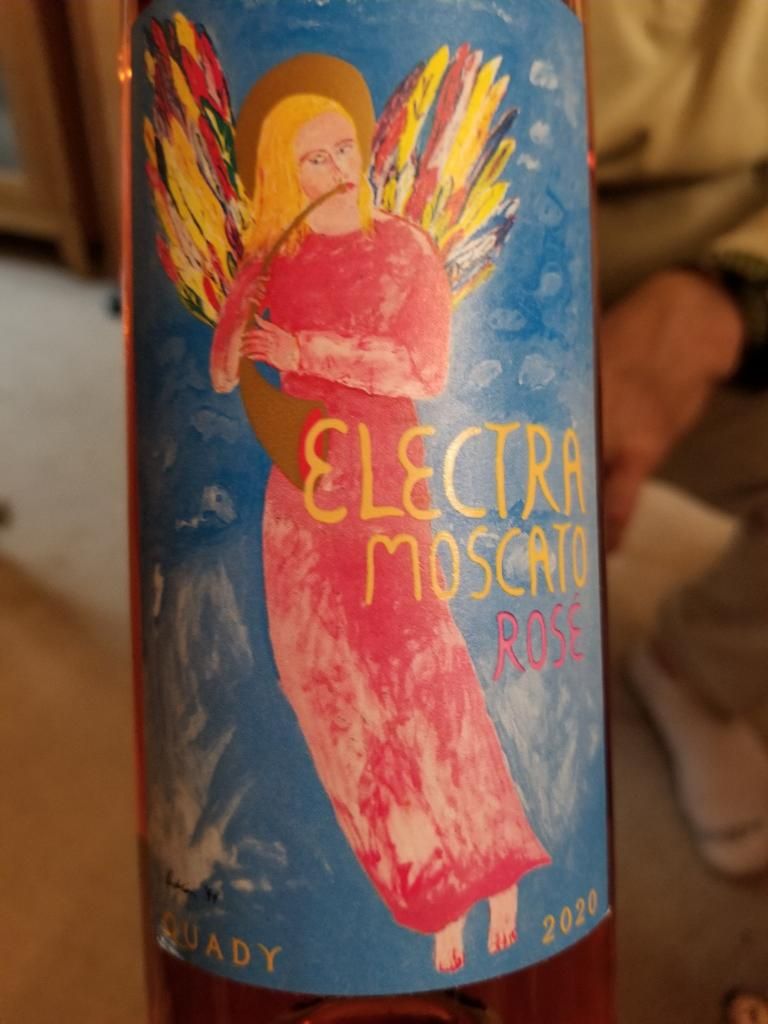 2021 Quady Winery Electra Moscato Rosé, USA, California, Central Valley ...