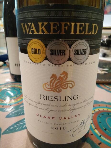 2015 Wakefield Riesling, Australia, South Australia, Mount Lofty Ranges ...