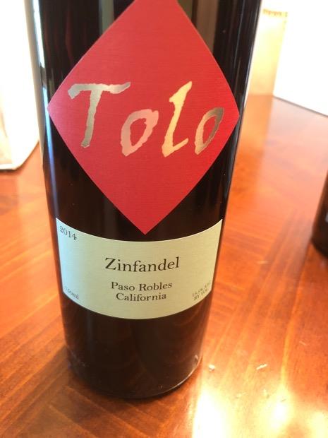 2014 Tolo Cellars Zinfandel Paso Robles, USA, California, Central Coast ...