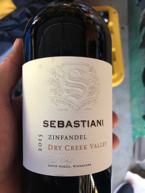 2015 Sebastiani Vineyards & Winery Zinfandel Dry Creek Valley, USA ...